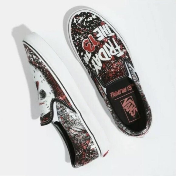 Vans | Shoes | Vans Friday The 3th Jason Voorhees Slip On Shoes Size 11 ...